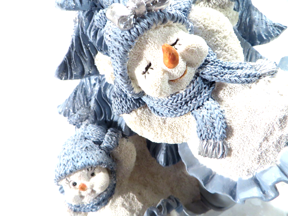 Snow Buddies 'Ice Follies' Skating Blue & White Figurine Resin $7" | eBay