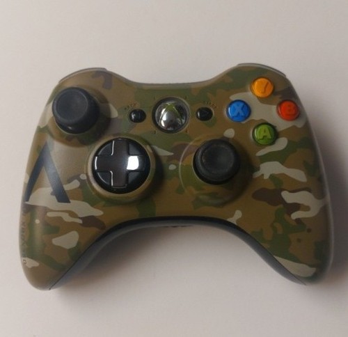 Microsoft Xbox 360 Wireless Controller Halo 4 Camouflage Limited ...