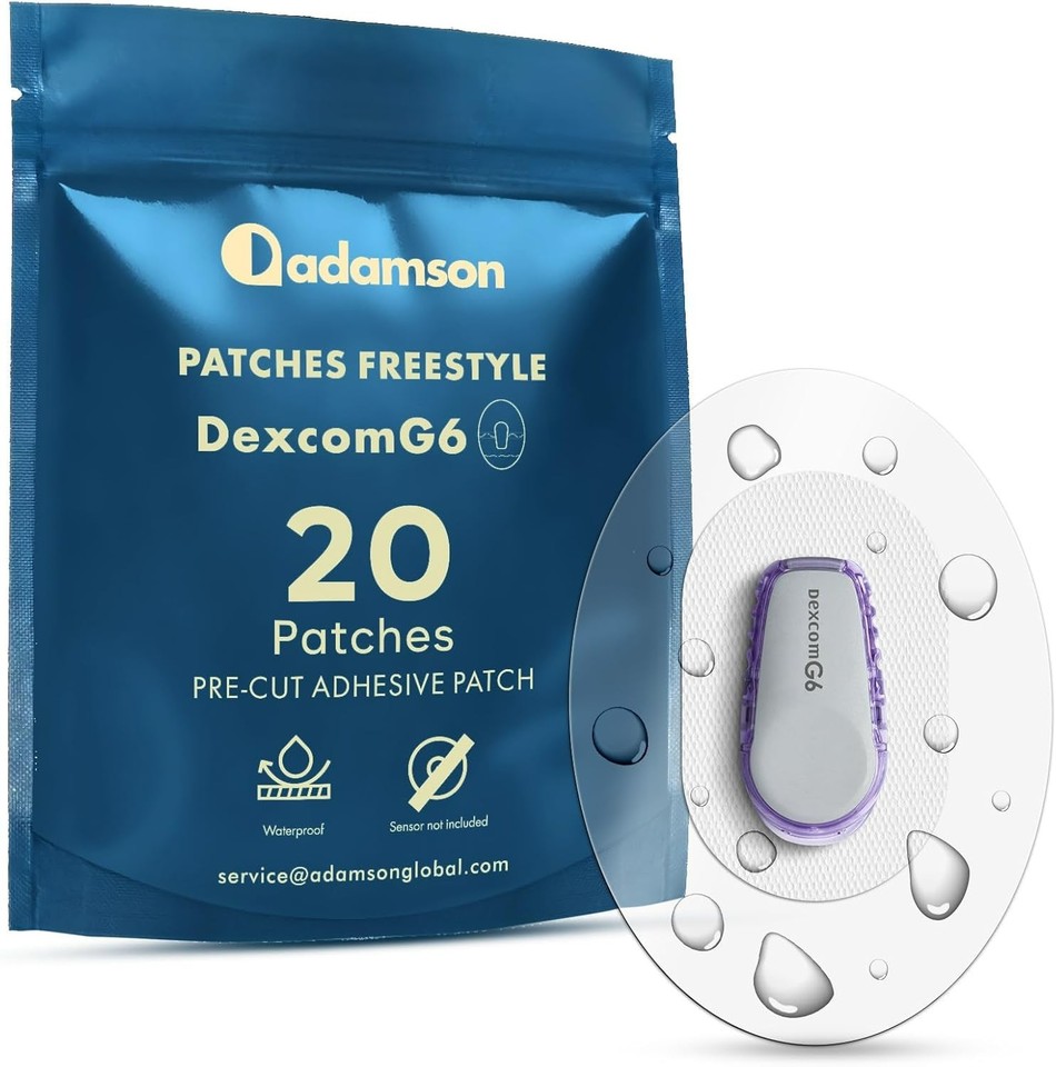 Dexcom G6 Over Patches Waterproof – 20 Transparent Adhesive Patches ...