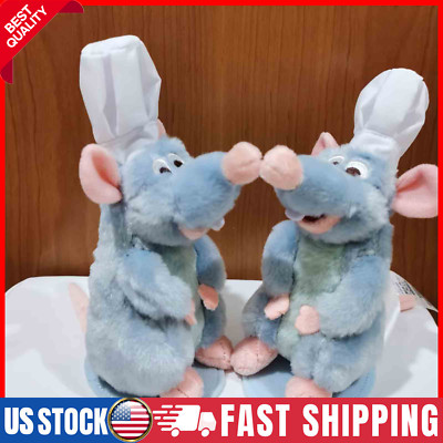 Disney Store Ratatouille Chef Remy Magnetic Shoulder Kids Plush Toys ...