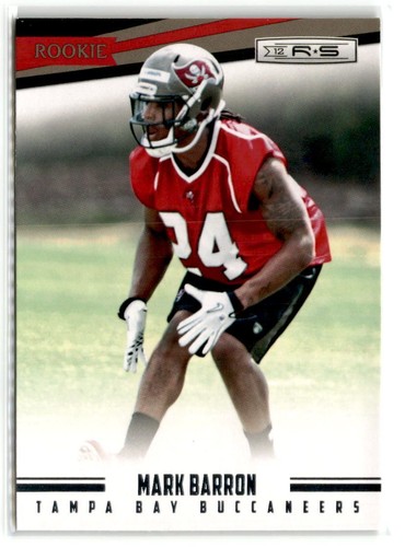 2012 Panini Rookies & Stars Football #190 Mark Barron RC Tampa Bay ...