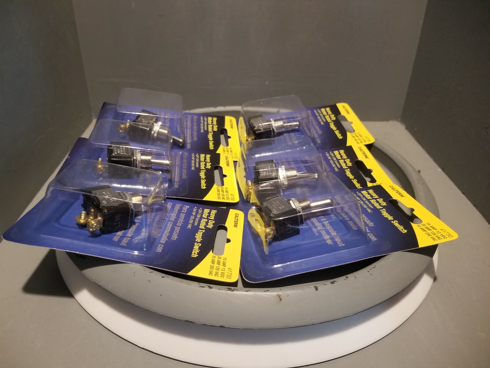 Box of 6 Calterm Heavy Duty Motor Rated Toggle Switch, 41730 | eBay