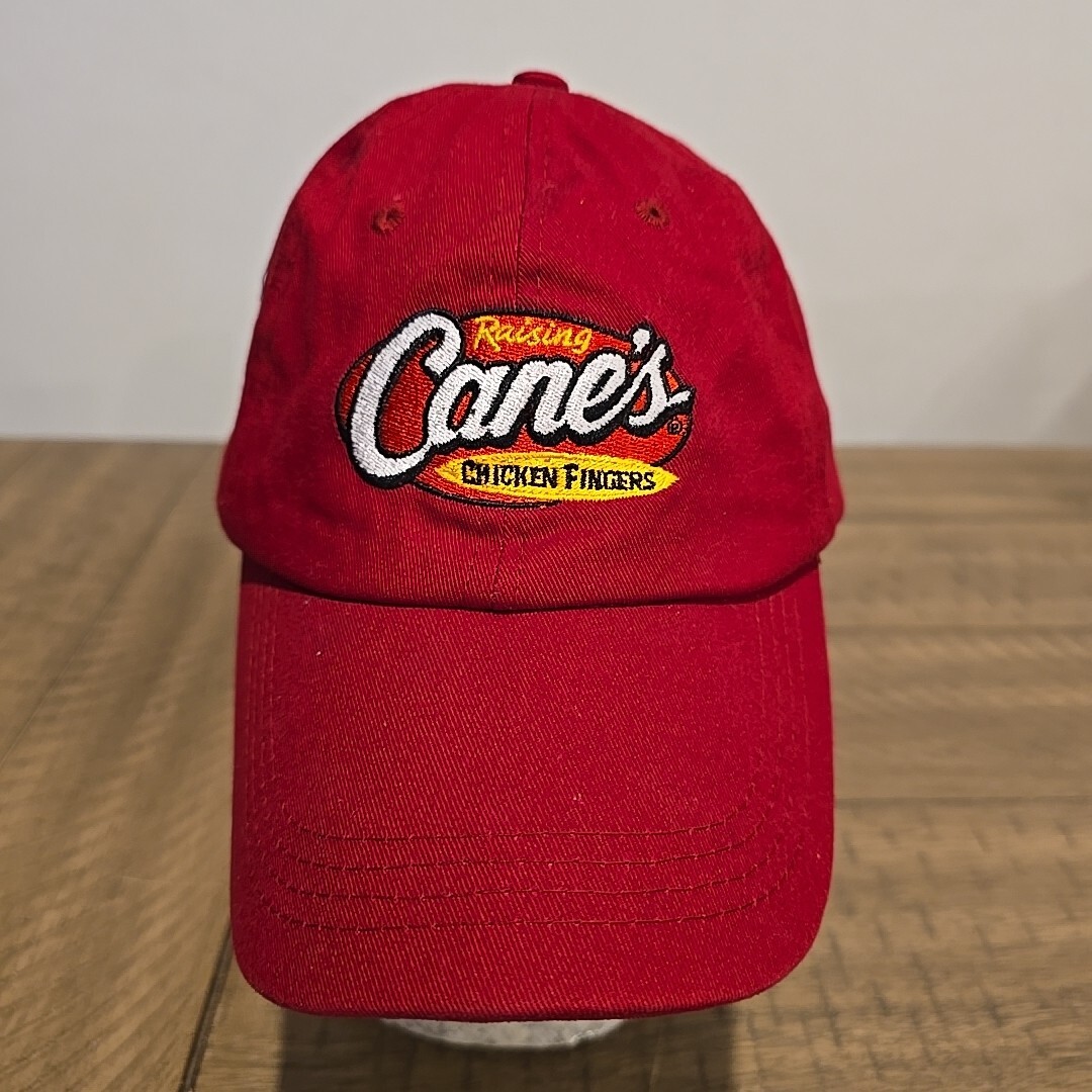 Raising Canes Chicken Logo Dad Hat Cap Maroon Red One… - Gem
