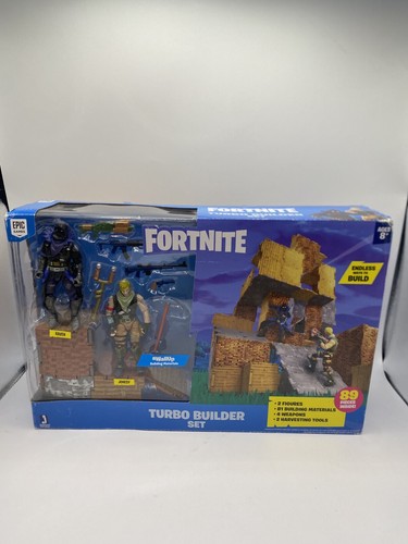 Jazwares Fortnite Jonesy and Raven Turbo Builder Set 2 Figure Pack 89 ...