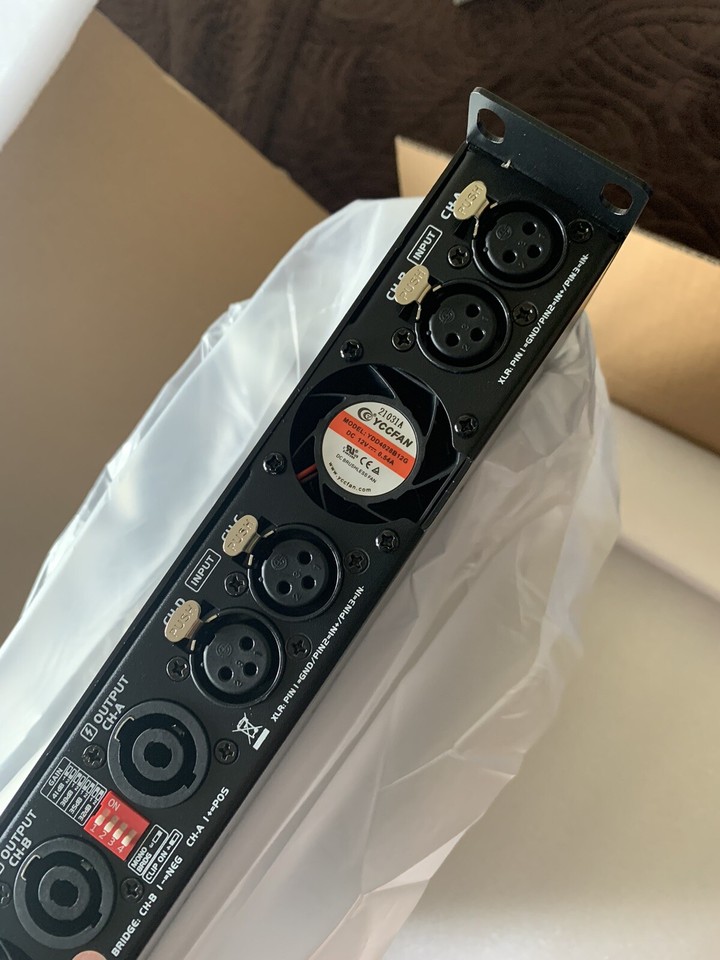 Admark AD442, biggest 4 channel amplifier 4 x 4200 @8 ohm 16,800 WATTS ...