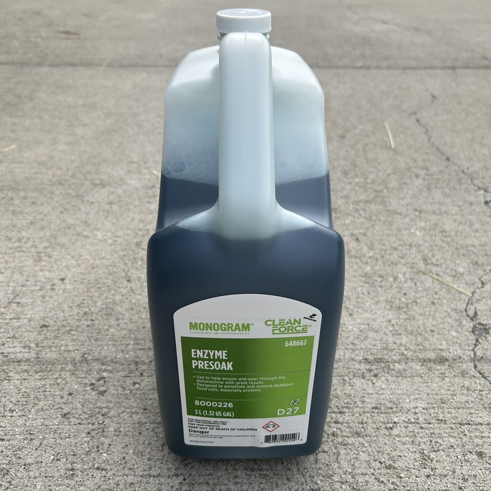 Monogram 648665 D25 Low Temp Dish Machine Sanitizer 5 Liter 1.32 Gallon ...