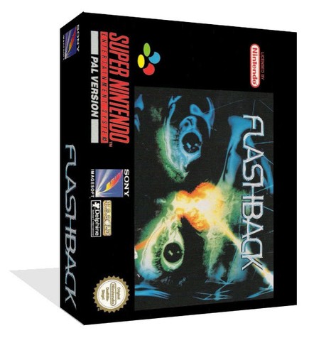 - Flashback SNES - Game Box With Box Art Insert Cover Only | eBay