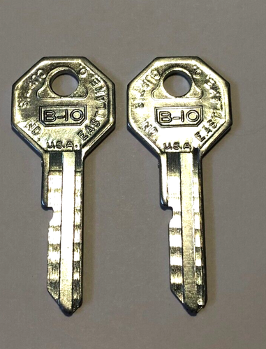 1955 -1956 GM Key Blanks B10 octagon Chevrolet made by Curtis Ind. | eBay