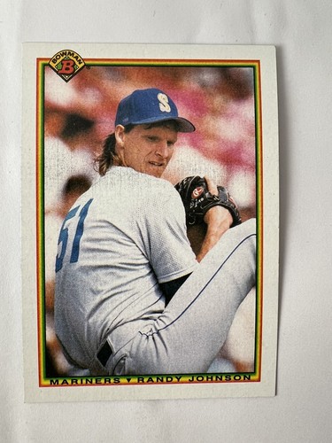 1990 Bowman Randy Johnson Card #468 MINT Seattle Mariners " the big ...