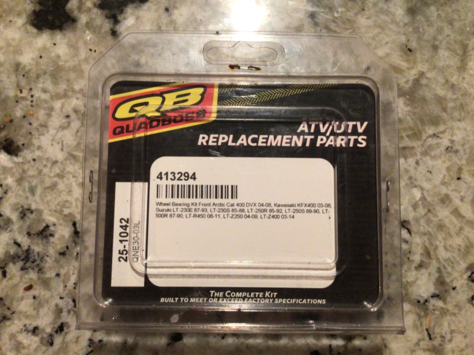 Suzuki LTZ400,Kawasaki KFX400,LTR450,LT250R,front wheel bearing kit,QB ...