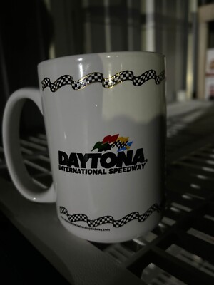 Racing-NASCAR Daytona International Speedway Coffee Mug White Ceramic ...