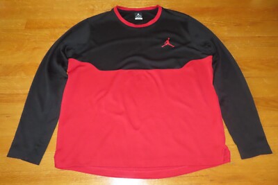Air Jordan MICHAEL JORDAN No 23 CHICAGO BULLS Dri-Fit (XL) Long Sleeve ...