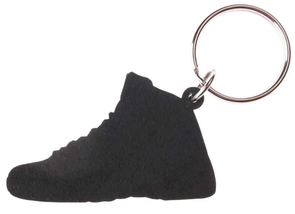 Good Wood NYC Taxi 12 Sneaker Keychain Black/Grey IV Shoe Ring Key Fob ...