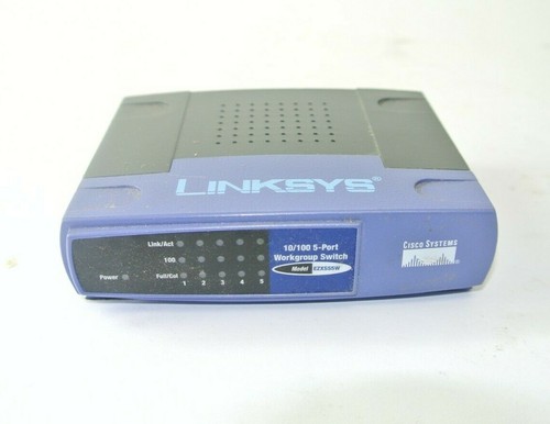 Linksys 5-Port 10/100 Workgroup Switch EZXS55W V4 | eBay