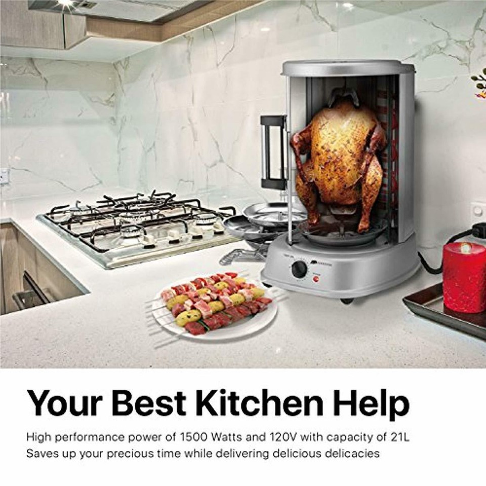 Gyro Machine Al Pastor Rotating Grill Shawarma Cooker Skewer Doner ...