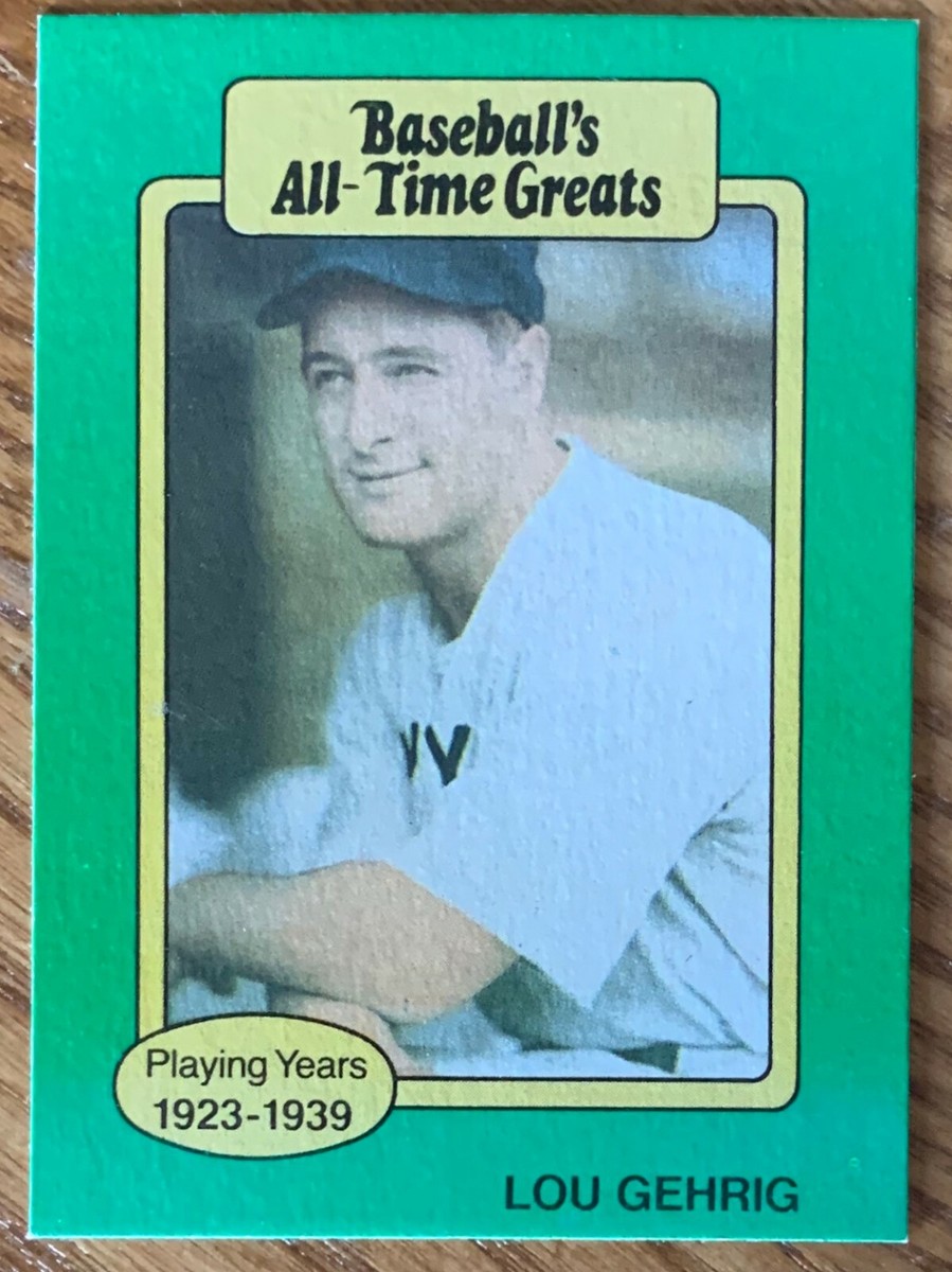 Lou Gehrig Baseball Card
