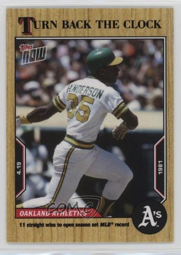 2022 Topps Now Turn Back the Clock - Oakland Athletics #20 /372 for ...