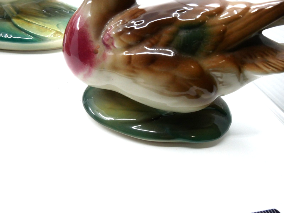 VTG Anthony D. Priolo Mallard Drake & Hen (2 Hens) Duck Set USA Ceramic ...
