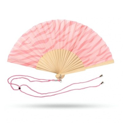 Pink Tiger Hand Fan | eBay