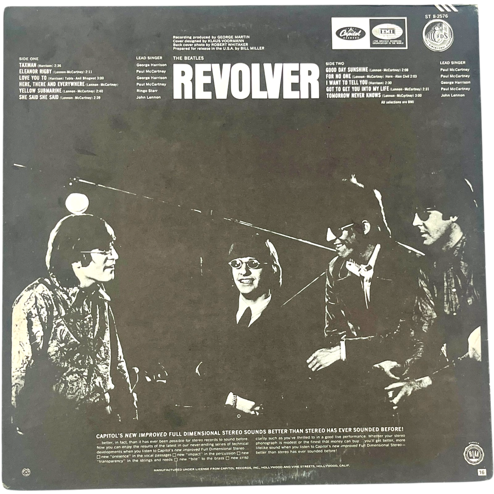 The Beatles - Revolver - Capitol Records ST-8-2576 Stereo | eBay