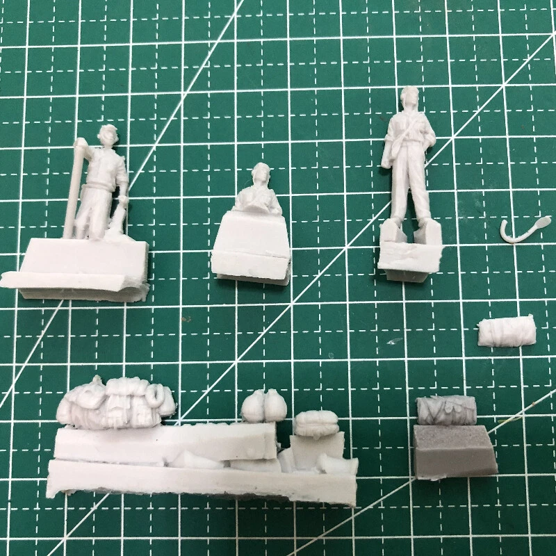 1/72 Resin Figure Model Kit NVA Tank Crew 3 Figures And Accessories ...