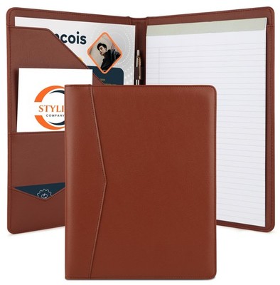STYLIO Padfolio Portfolio Organizer Binder Tan - Interview Resume ...