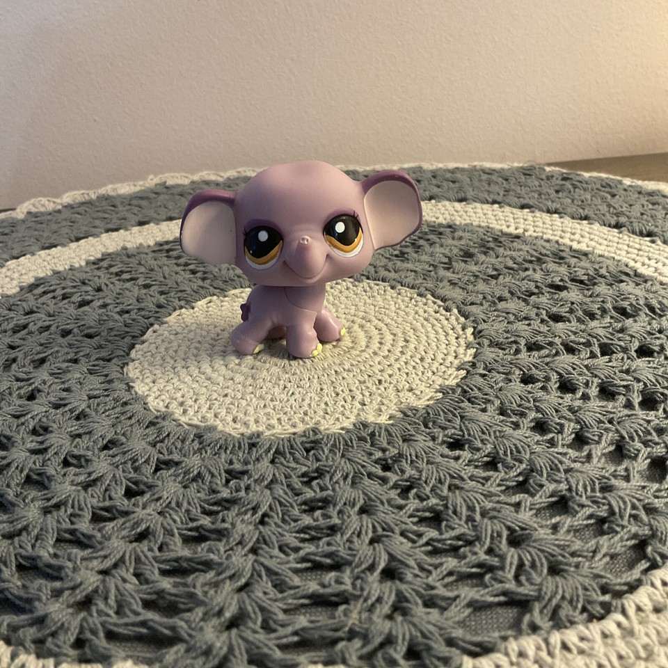 Littlest Pet Shop #1086 Mail In Special Edition Purple Elephant ...