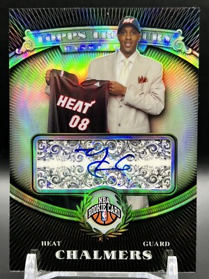 2008 Topps Treasury Mario Chalmers Autograph Rookie NM+ Heat Auto ...