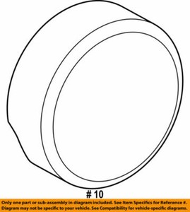 64771-42110-B1 Toyota Cover, spare wheel 6477142110B1, New Genuine OEM ...