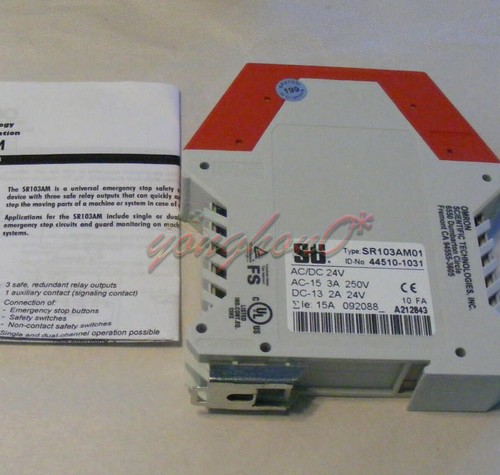 1PC NEW STI SR103AM01 44510-1031 24V Safety Relay | eBay