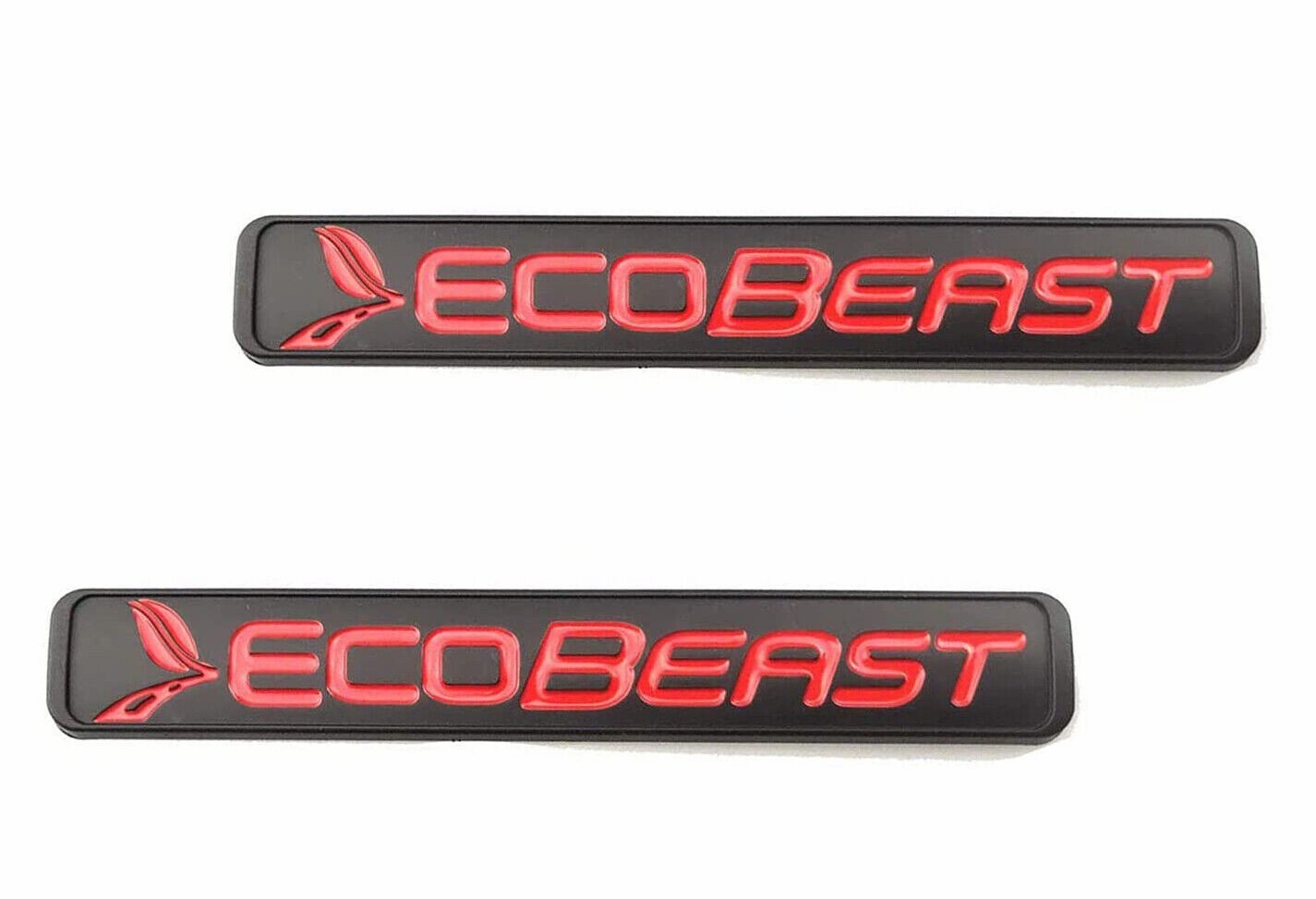 2pcs Red For 11-18 Ecobeast Door Fender Badge 3D Emblems SUV BL3Z ...