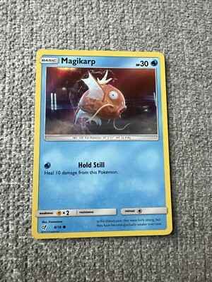 Magikarp 8/18 Holo Common Detective Pikachu Pokemon Card | eBay