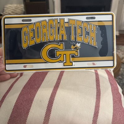 Georgia Tech Yellow Jackets License Plate GT Car Truck Embossed ...