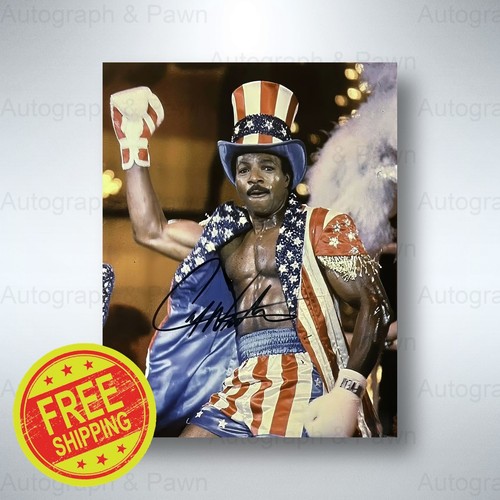 Carl Weathers 8x10 SIGNED AUTOGRAPH RARE PHOTO SIGNATURE REPRINT FREE ...