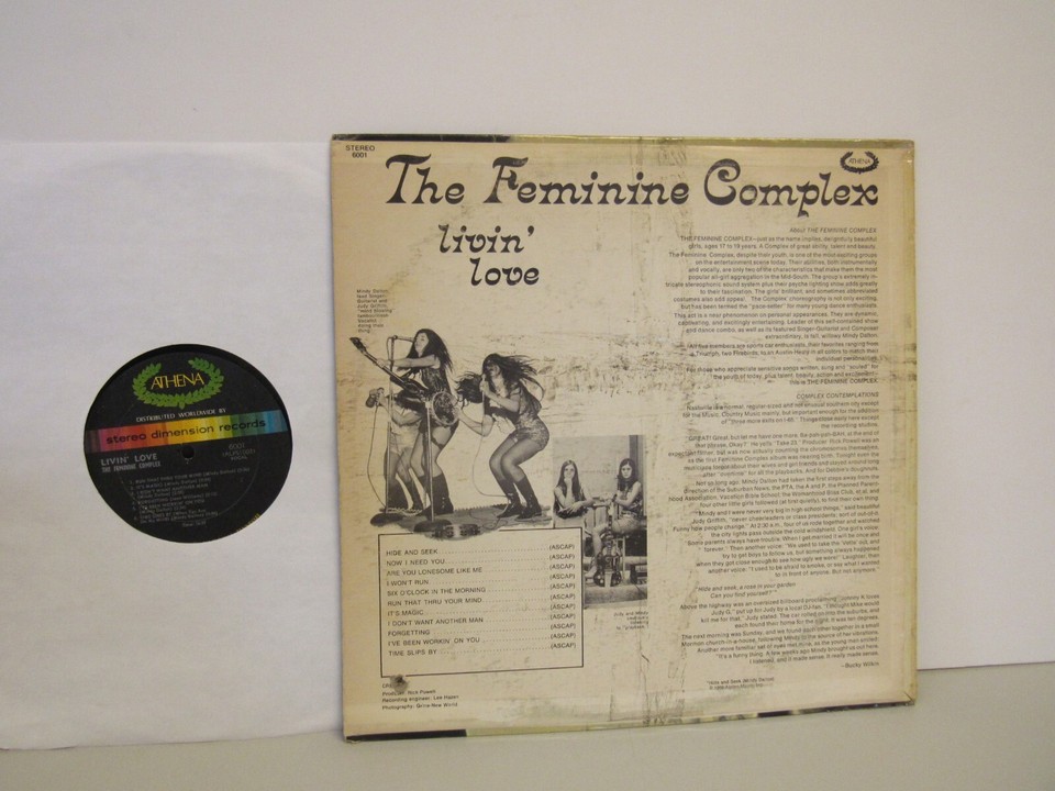 The Feminine Complex Livin' Love Psych Rock LP | eBay