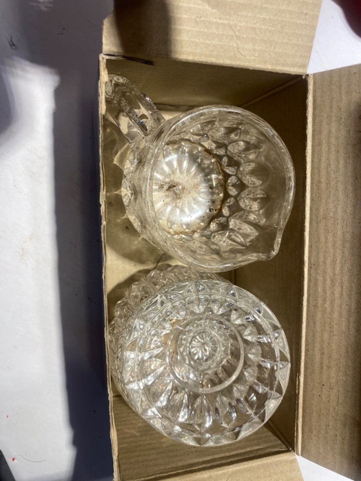 Althea Collected full lead crystal Gorhan sugar $ creamer new in open ...