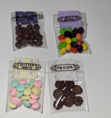 Dollhouse Easter Bagged Candy Jellybeans PB Cups Chocolate Eggs ...