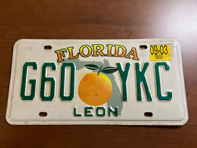 Vintage Florida License Plate Leon | eBay