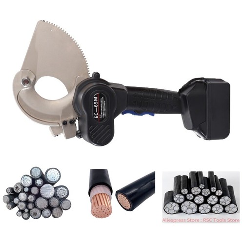 Electric Ratchet Cutter Cable Cutter EC-65M Cable Cutter Rechargeable ...