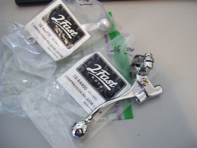 2 FAST NOS COMPRESSION RELEASE LONG LEVER 7/8" BAR TRI BSA NORTON ARIEL ...