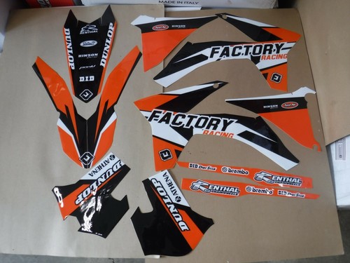 FLU DESIGNS PTS4 TEAM GRAPHICS KTM XCW XCWF EXC EXCF 2012 2013 | eBay
