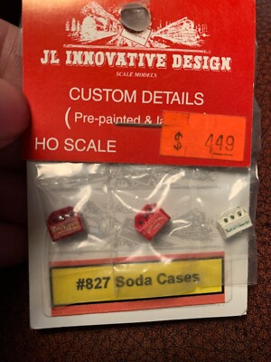 HO Scale - JL Innovative Design Custom Soda cases #827 3 Pack NIP! | eBay