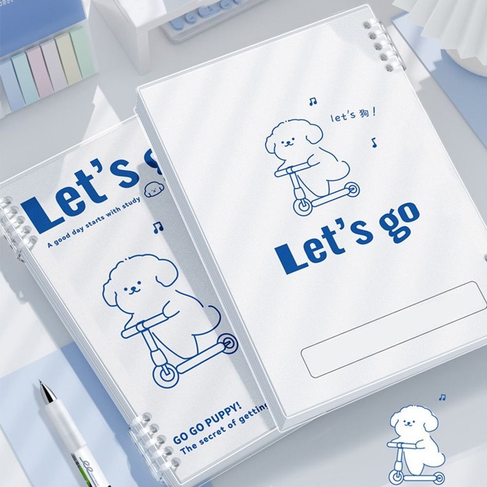 A5/B5 Loose-leaf Notebook Horizontal Line Spiral Bound Notebook | eBay