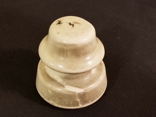 LOCK WHITE INSULATOR 44 (With unique carbon build up ) | eBay