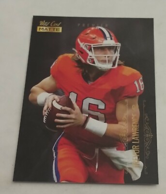 TREVOR LAWRENCE 2021 Wild Card Black Matte RC #MBC-1 Jacksonville ...