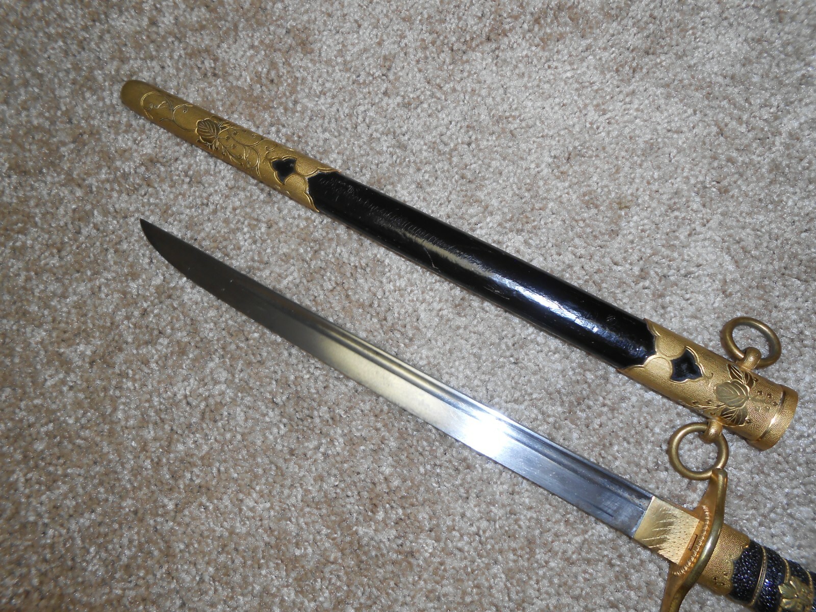 Very Nice HTF WW2 Japanese Dagger, Sword, National Railway Official’s ...
