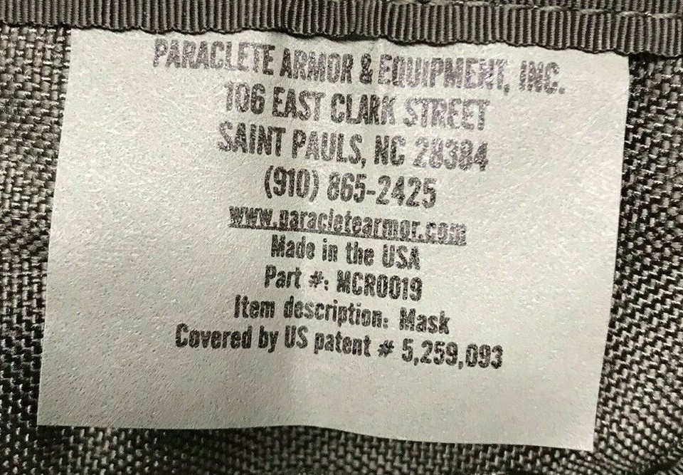 PARACLETE Gas Mask Bag Pre MSA Smoke Green MOLLE NOS | eBay