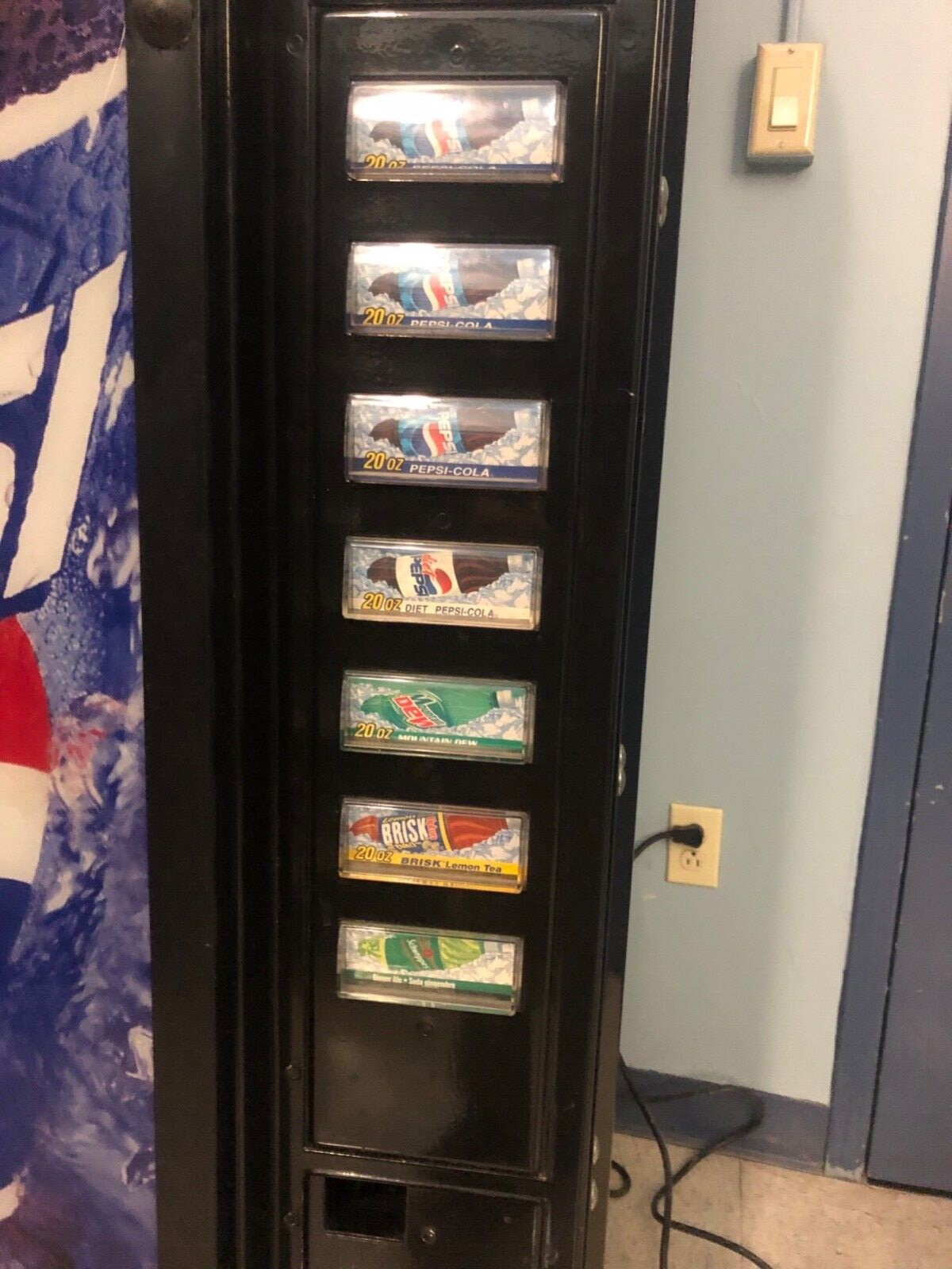 Vending Machine Dixie-Narco Pepsi display. | eBay