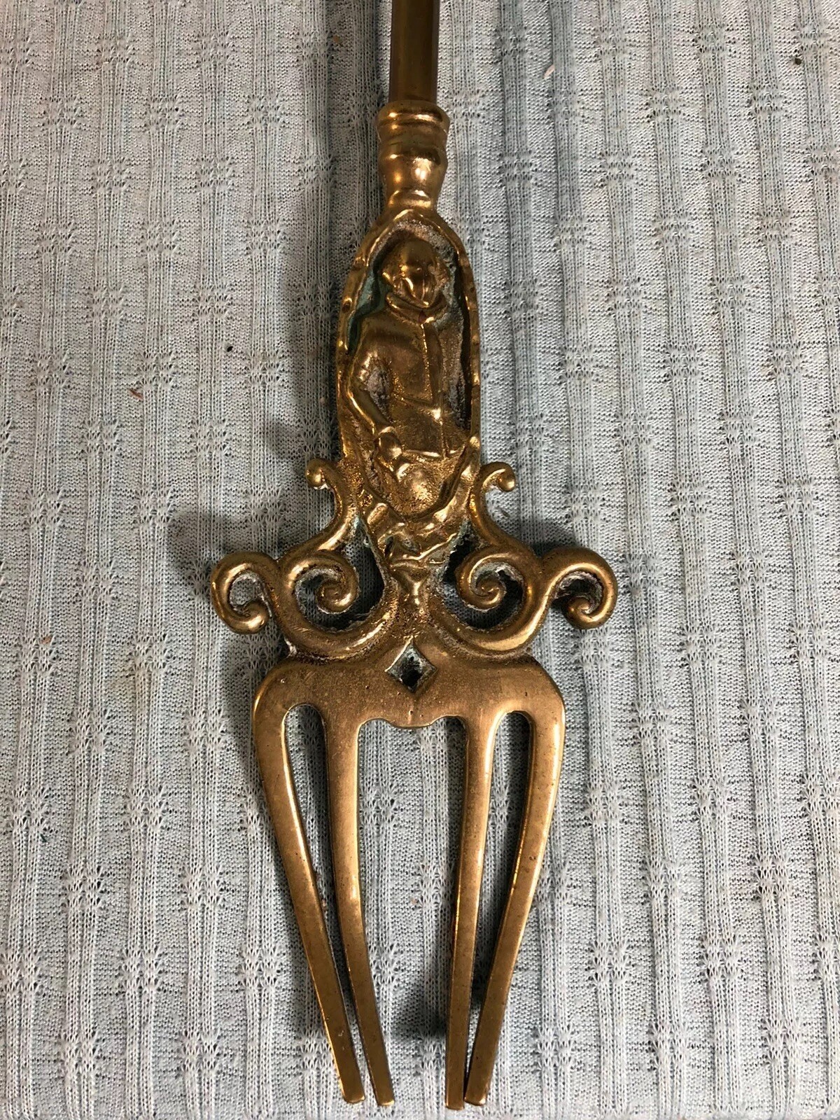 Vintage Mid Century Modern Solid Brass Back Scratcher EC | eBay