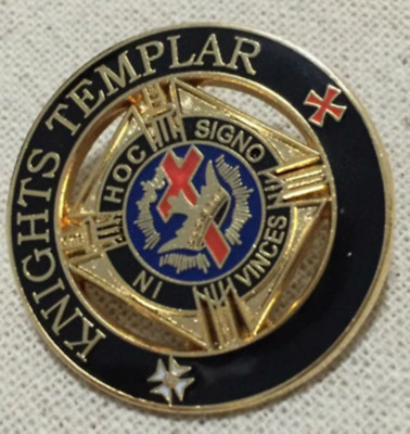 Knight's Templar Circle Cross and Crown Lapel Pin | eBay